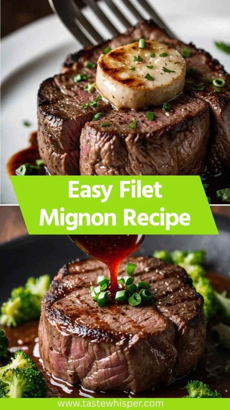 Easy Filet Mignon Recipe - Taste Whisper