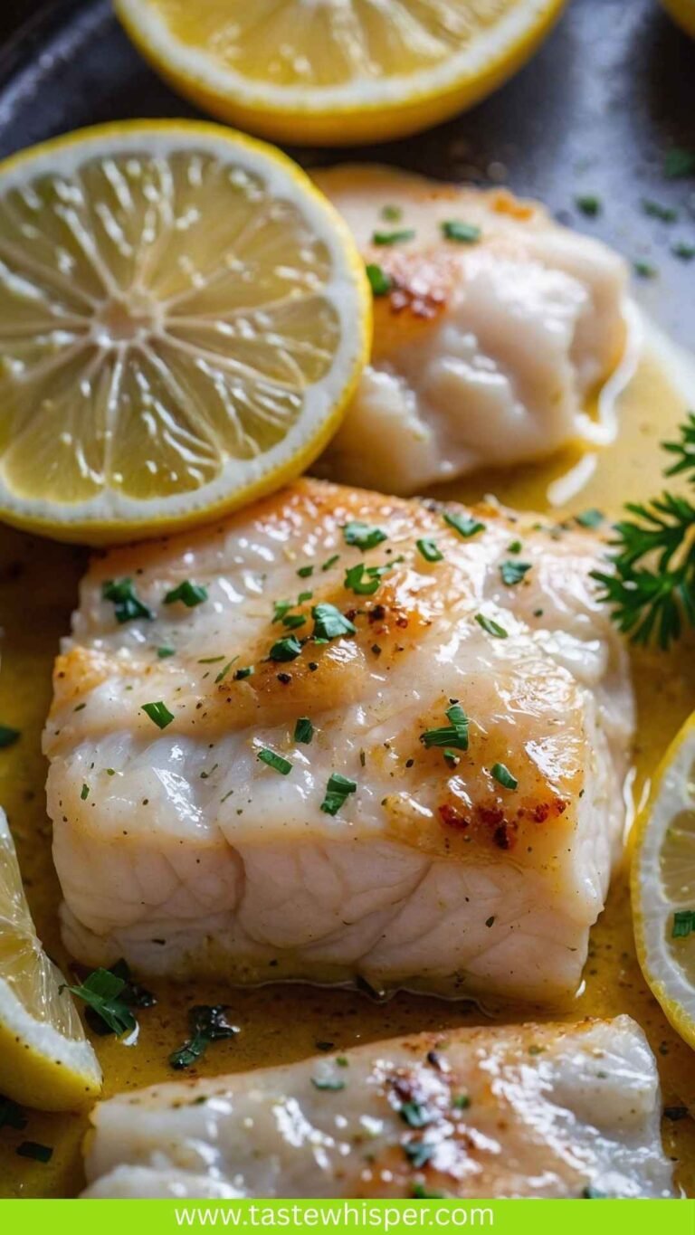 Lemon Baked Cod Recipe - Taste Whisper