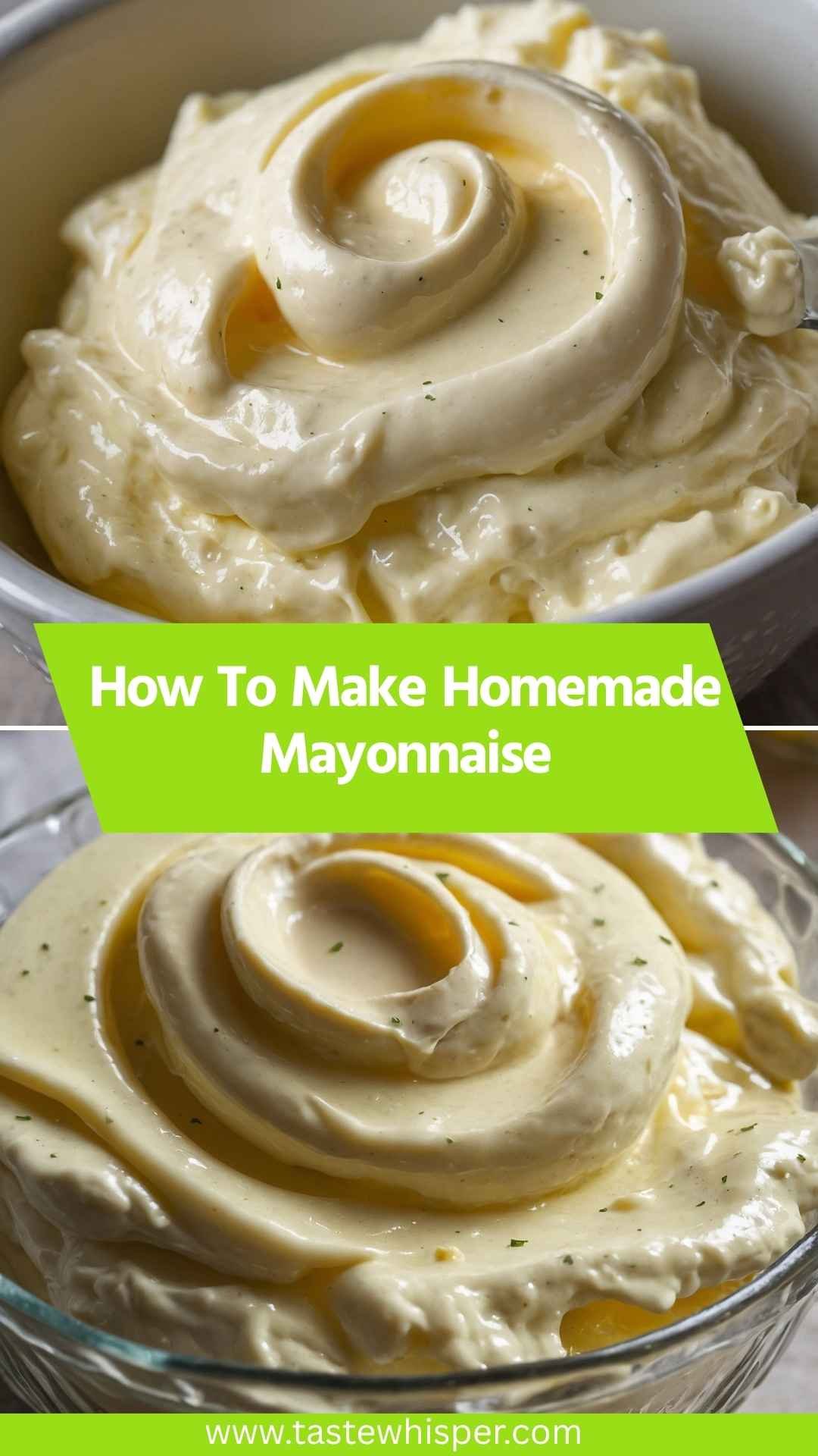 Homemade Mayonnaise Recipe - Taste Whisper