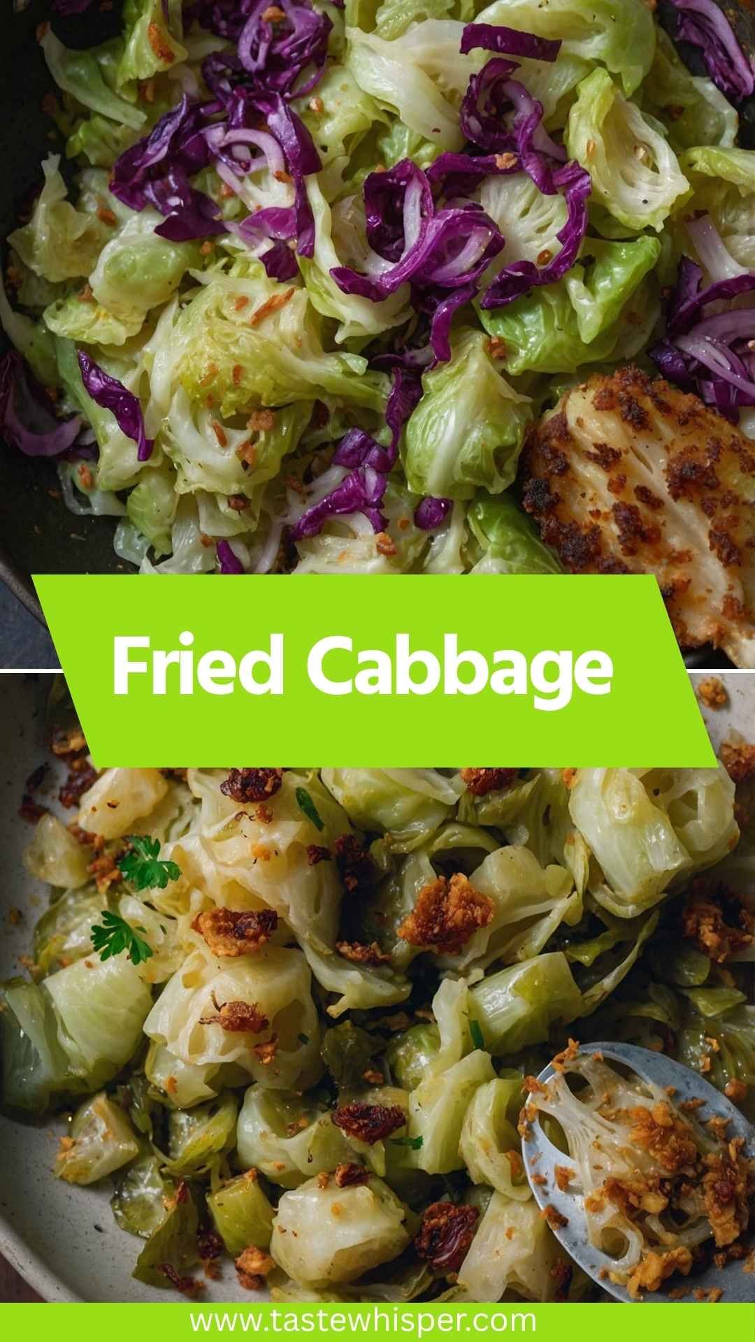 Fried Cabbage - Taste Whisper