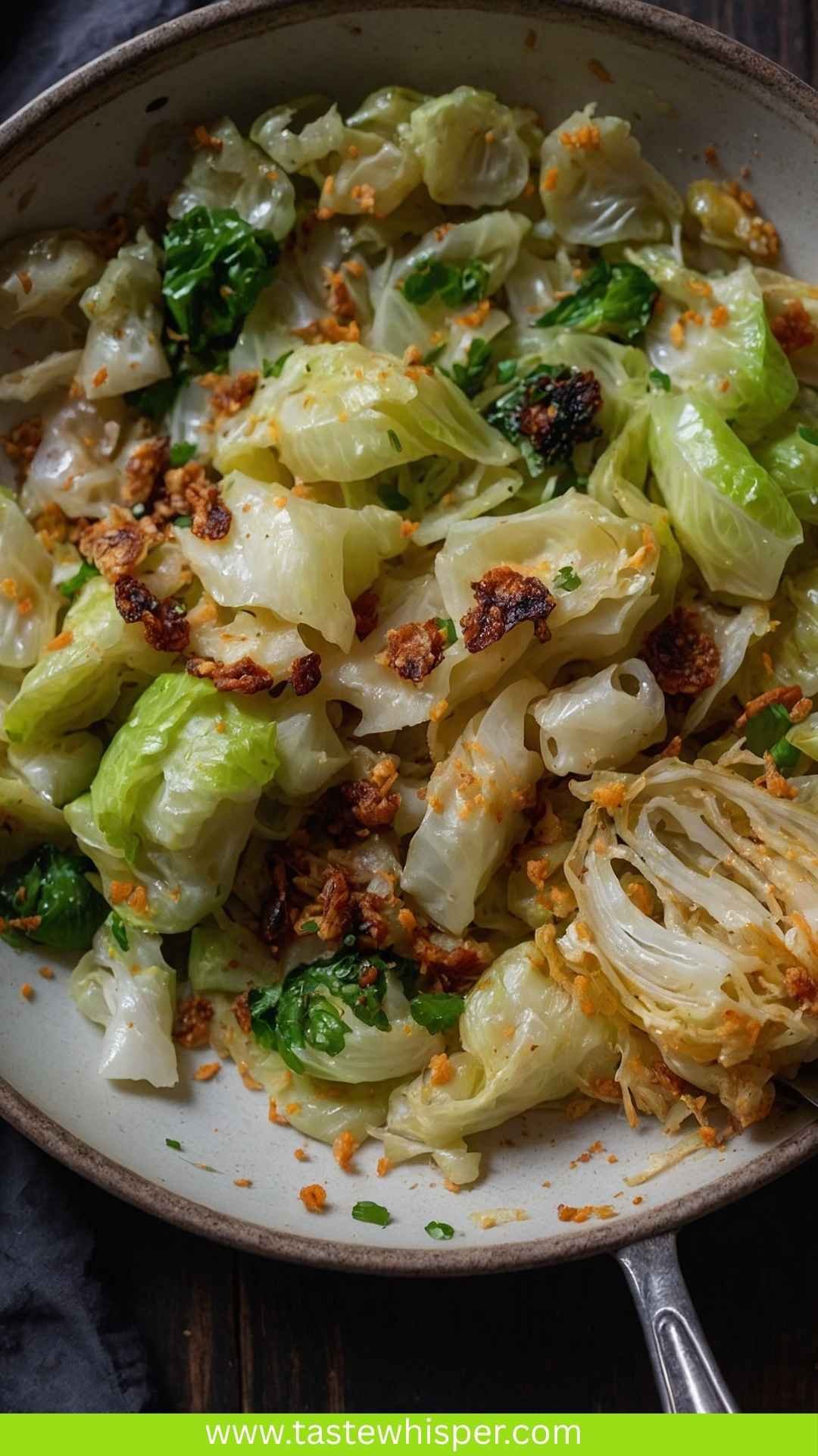 Fried Cabbage - Taste Whisper